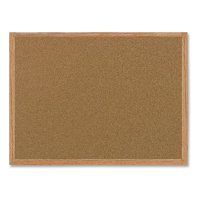 Value Cork Bulletin Board with Oak Frame, 24 x 36, Natural - Walmart.com
