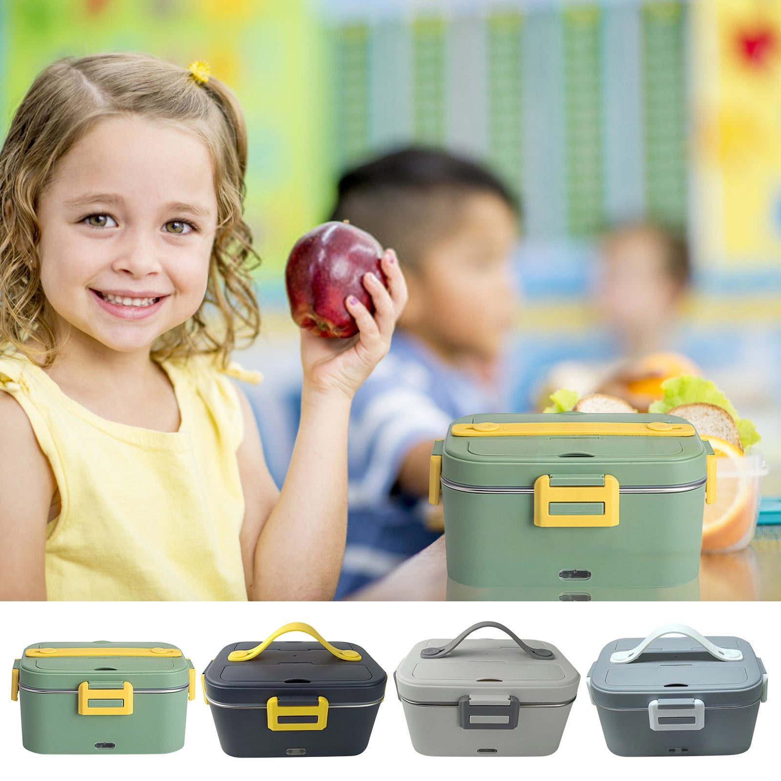 Value for Money, Heated Lunch Box, Portable Food Warmer, 1.8L Capacity ...