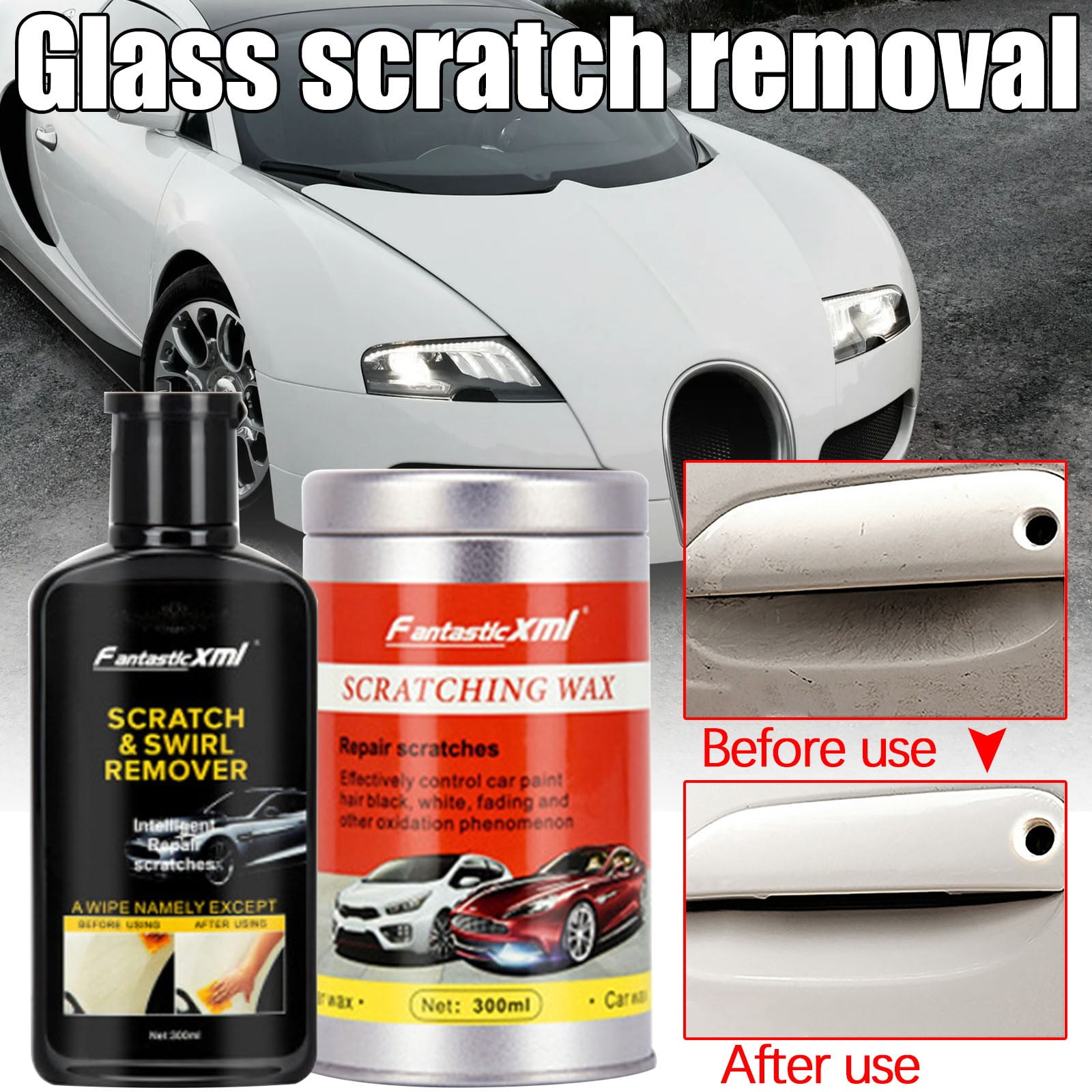 Value for Money, Paint Scratch Repair, Car Polish Set, Scratch Remover ...