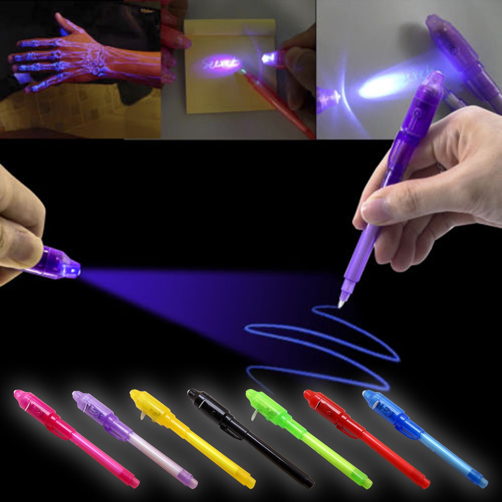 Value for Money, Pens,Multifunction Luminous Light Invisible Ink Pen ...