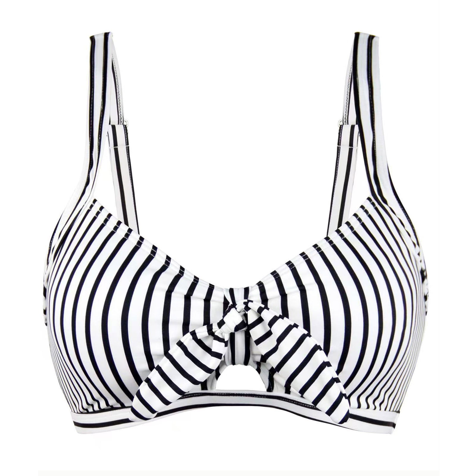 Value for Money, Sleeless Bikini Swimsuit, Push-Up Padded, Solid Color ...