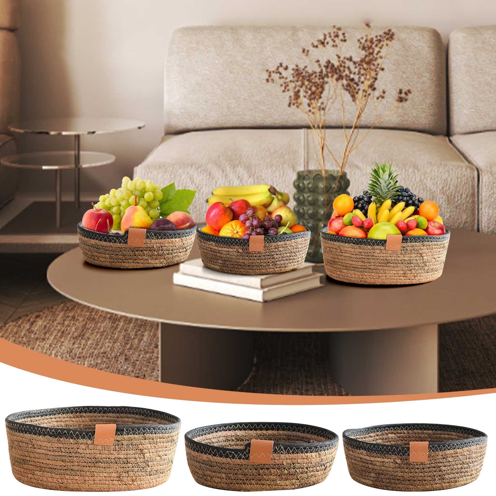 Value for Money, Storage Basket, Rope Bin Woven Basket, Entryway ...