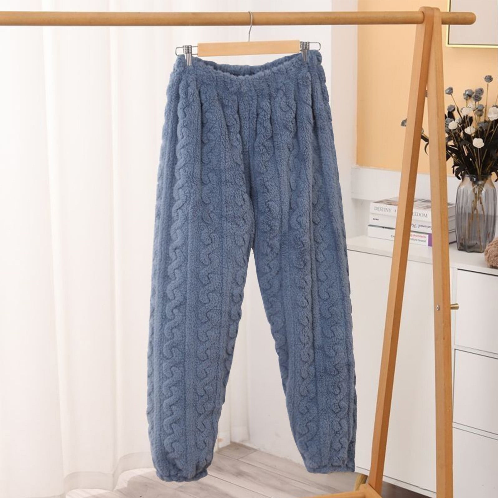Value for Money, Women's Plush Fleece Pants, Thick Warm Sleepers, Loose ...