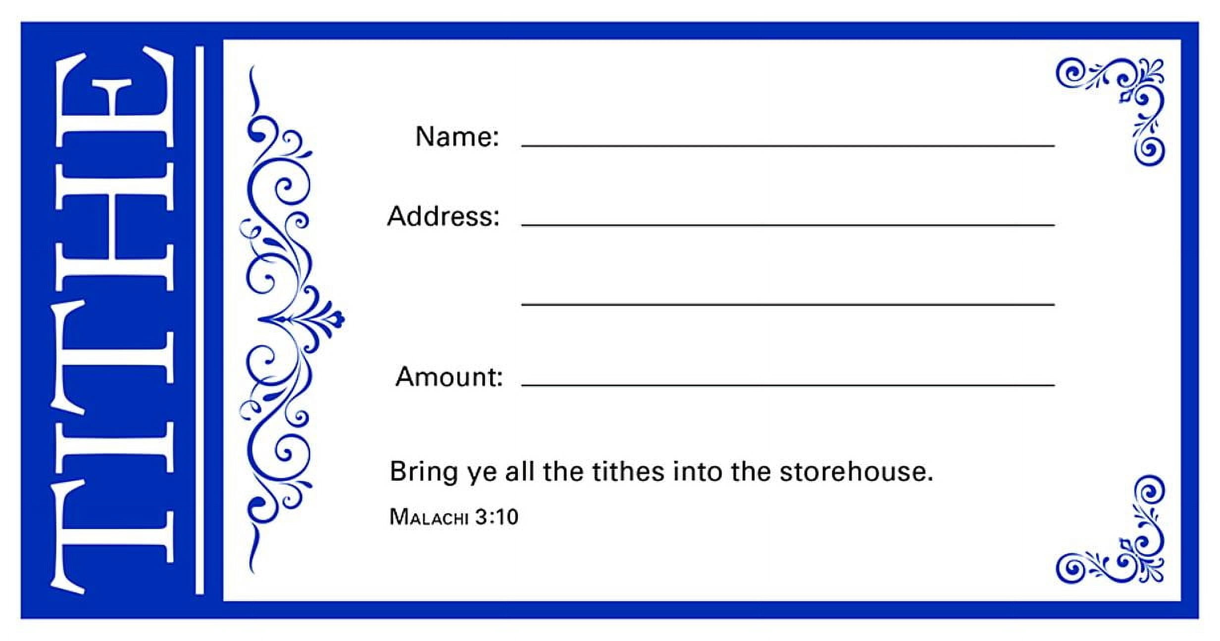 Value Offering Env - Tithe - Bring Ye All the Tithes Into the ...