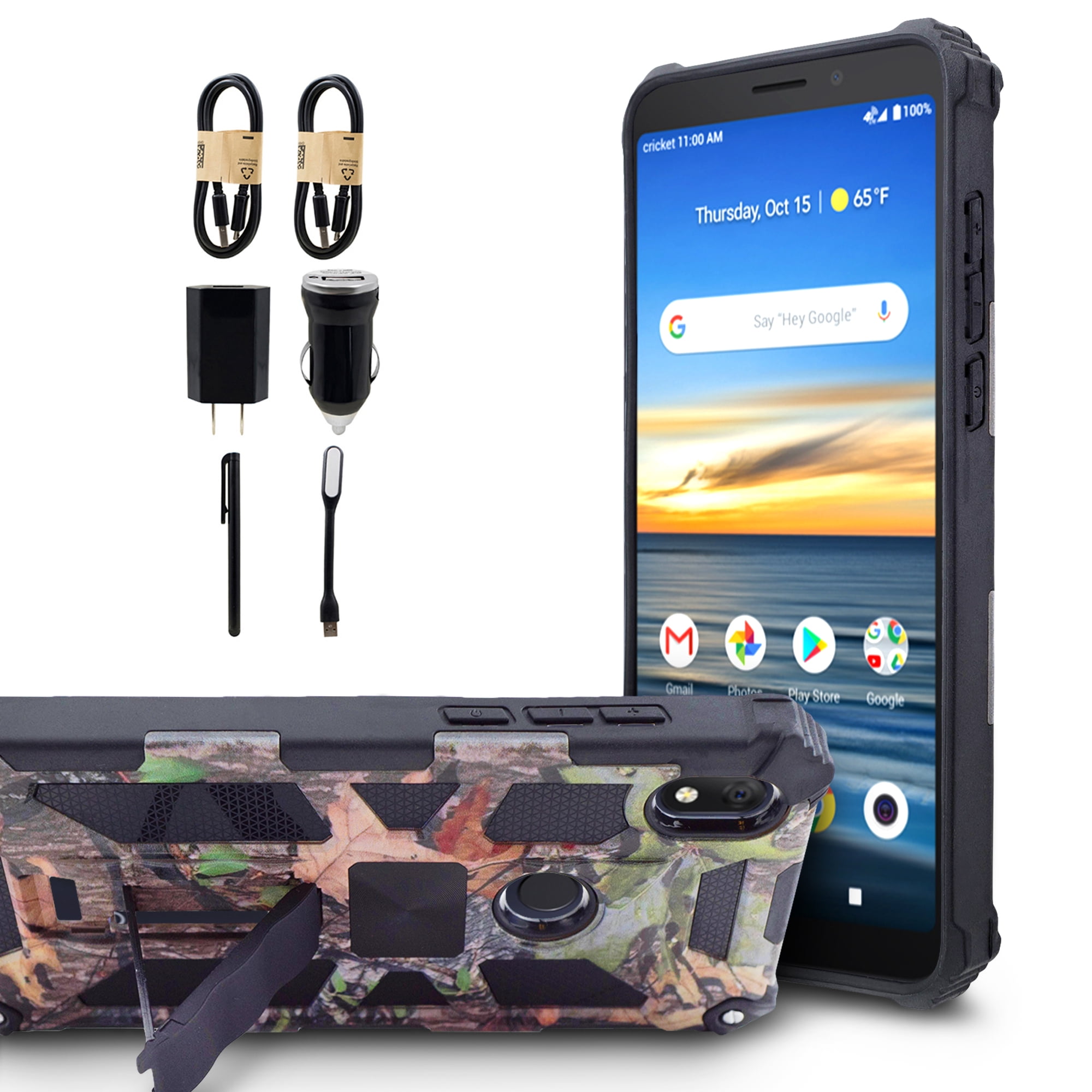 Value Pack + for Alcatel Lumos (DALN5023) Axel (5002R) with Tempered ...