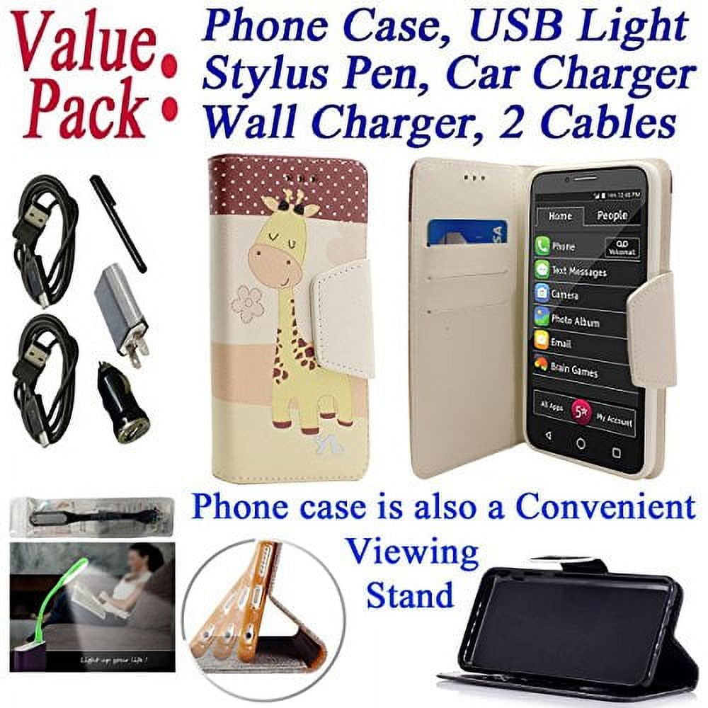 Value Pack Cables + for Alcatel 5.5" POP 3 FLINT LTE Pixi Glory Case ...