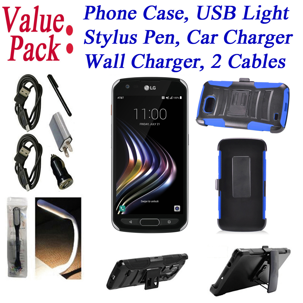 ~Value Pack~ ! for 5.2" LG X Venture H700 X Calibur LV9 Case Phone Case ...
