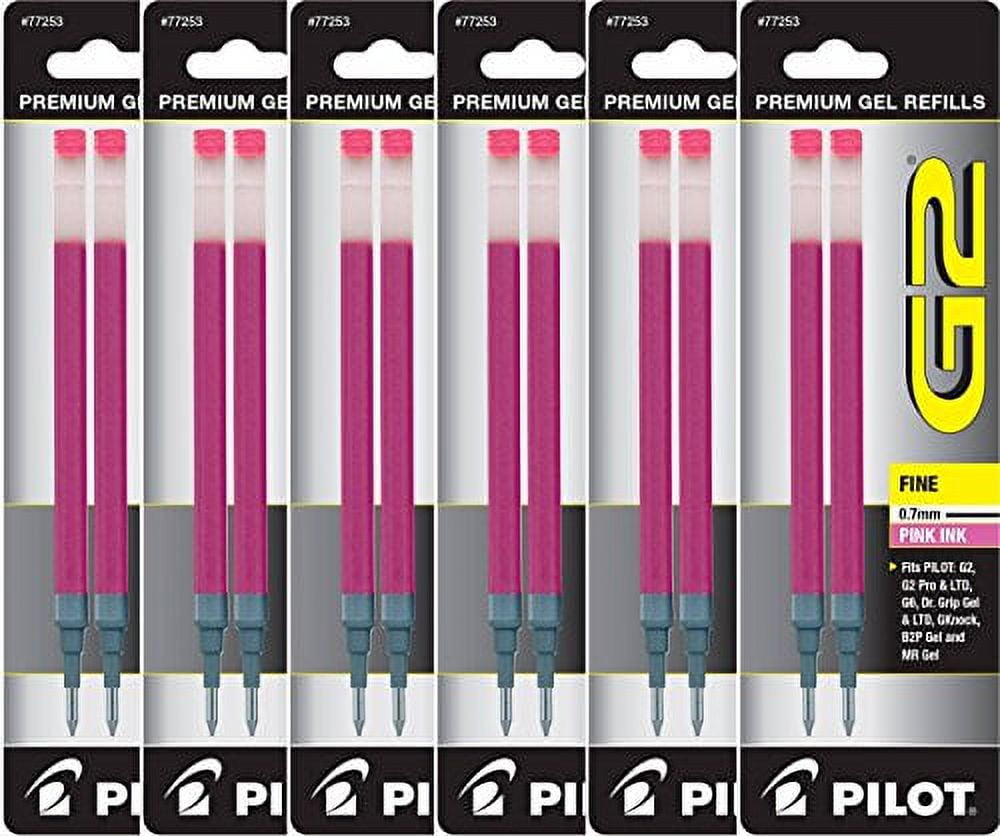 Value Pack of 6 - Pilot G2 Gel Ink Refills for Rolling Ball Pen, Fine ...