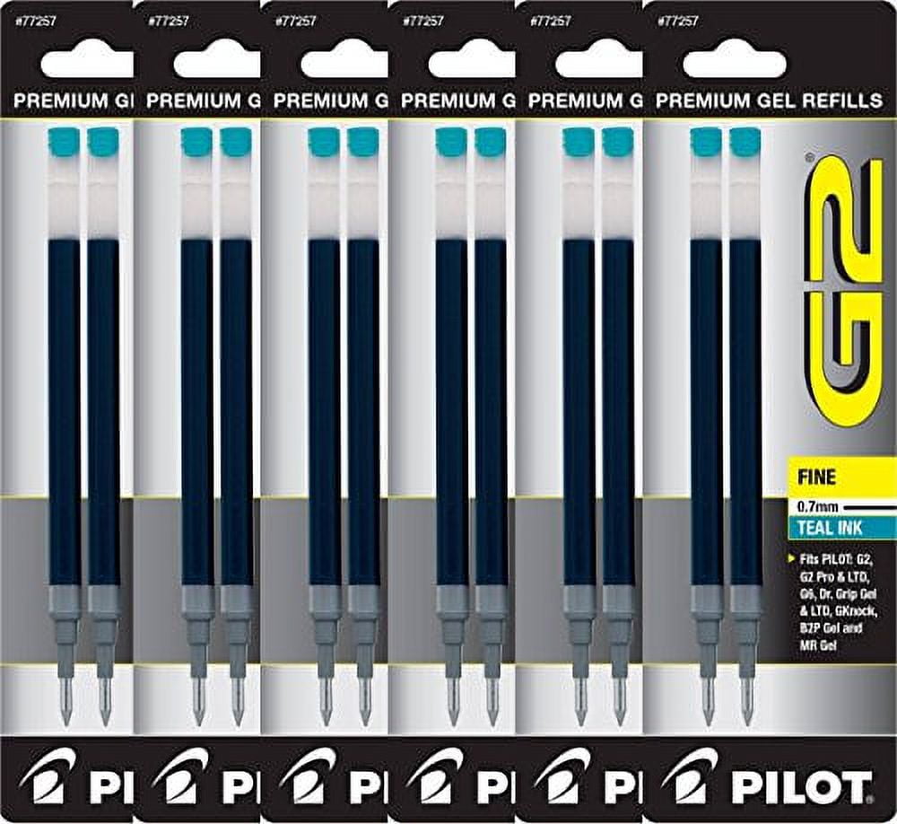 Value Pack of 6 - Pilot G2 Gel Ink Refills for Rolling Ball Pen, Fine ...