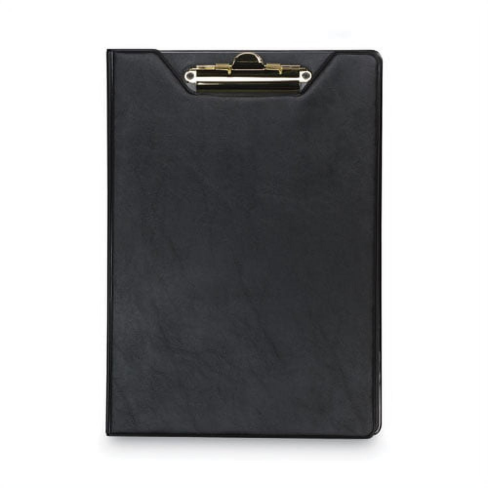Value Padfolio, Heavyweight Sealed Vinyl, Brass Clip, Inside Front ...