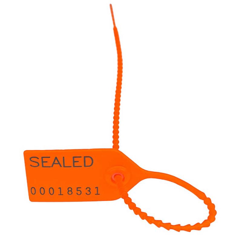 Value Security Seals - Orange - Consecutive Numbering - Box of 1000 ...