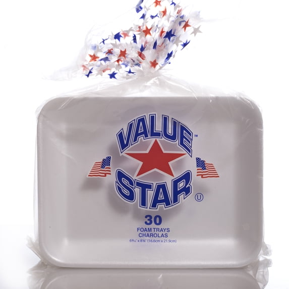 Value Star Disposable Food Trays for Parties - Soak-Proof, Multi ...