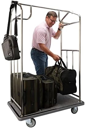 Value Valet Hotel Luggage Cart – for Commercial Use, Condos, Resorts ...