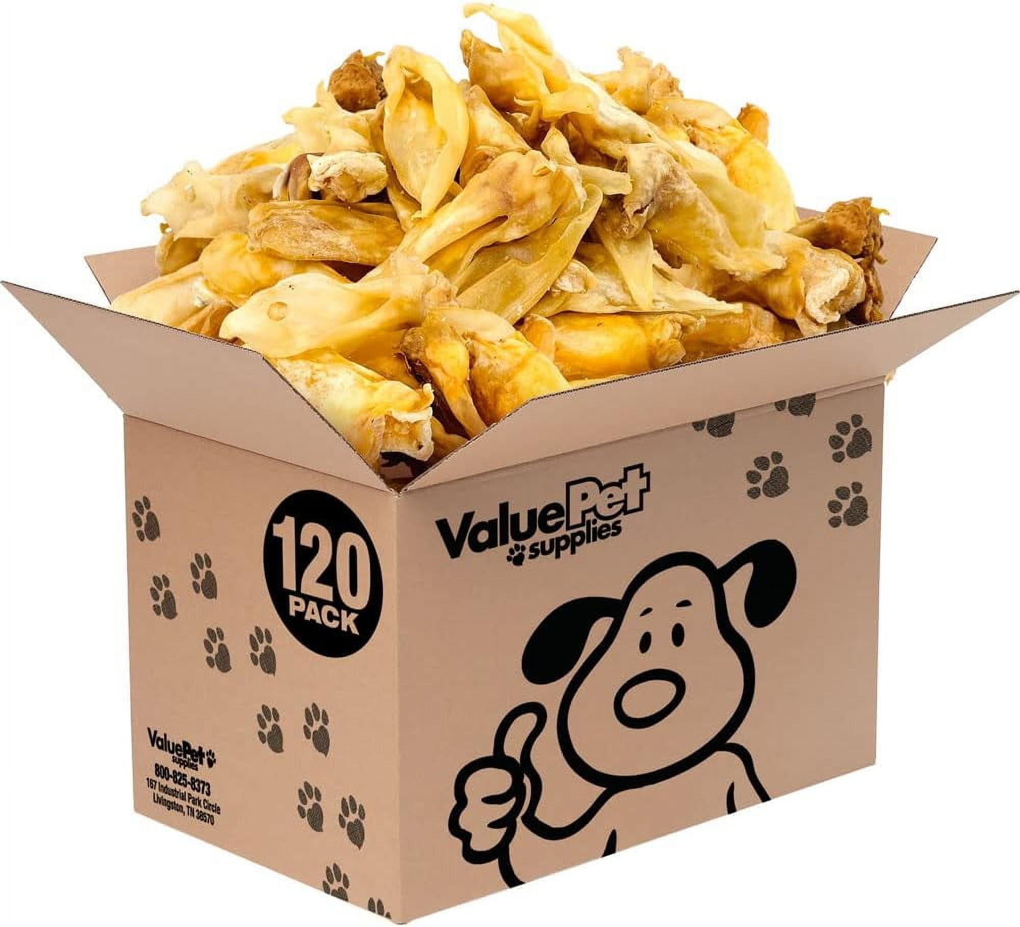 The Nanny ValueBull USA Rawhide Dog Bones, Premium Thick Cut, 8 Inch ...