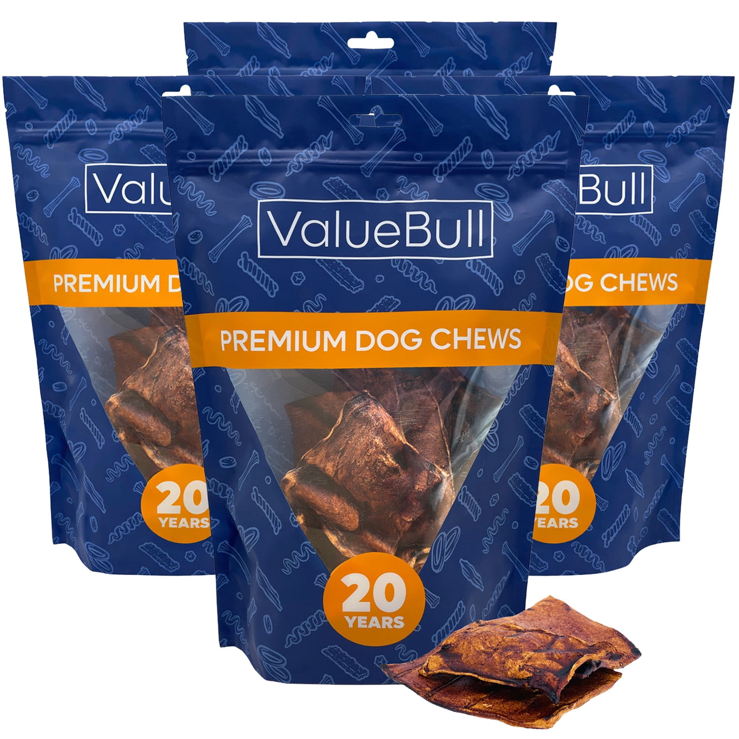 ValueBull USA Rawhide Chips, Natural Beef Flavor, 4 Pound - Walmart.com