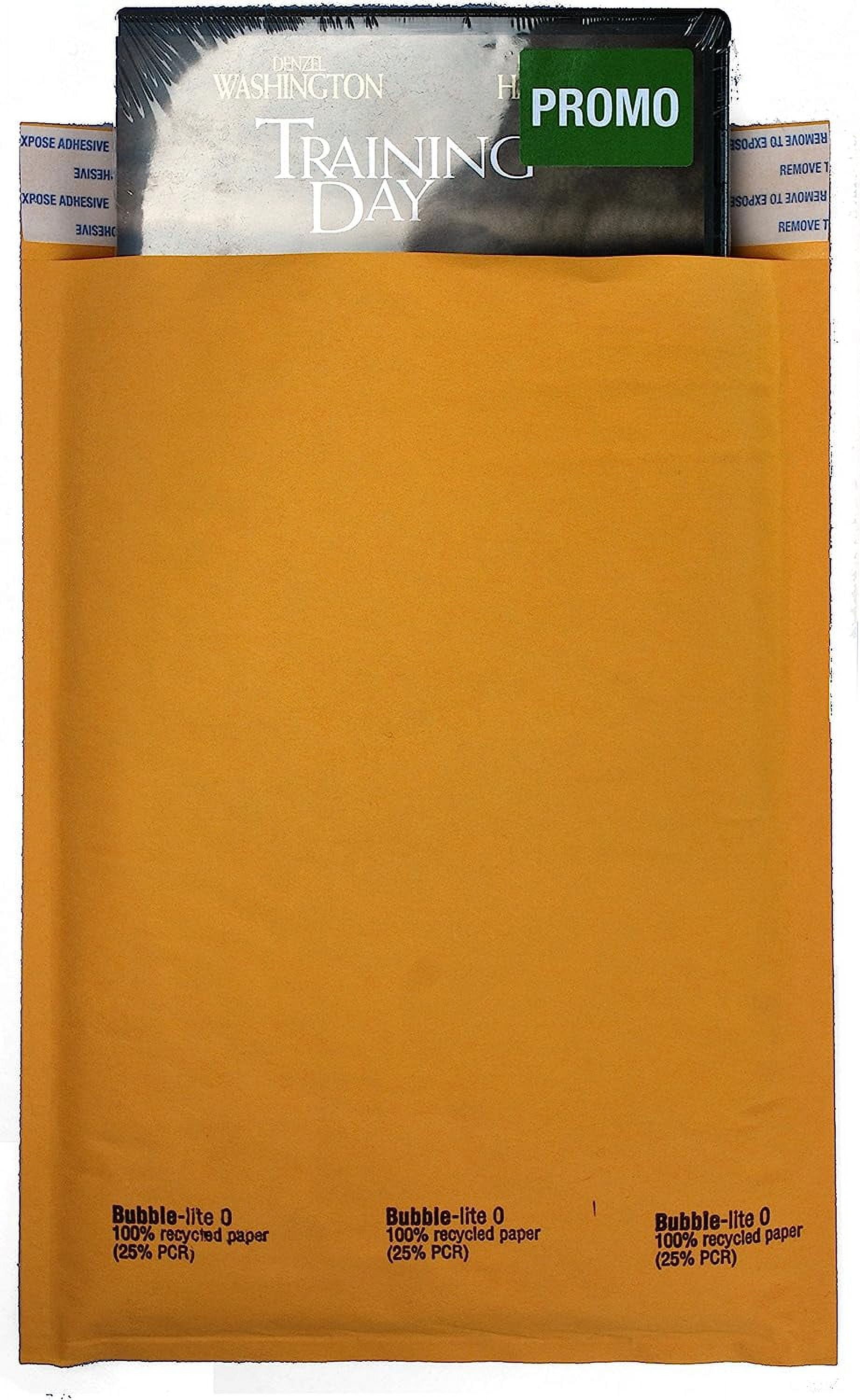 ValueMailers 250#0 6x10 Kraft Yellow Bubble Lite Mailers Padded Shipping Envelopes - Walmart.com