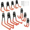 ValueMax 10 Pack Heavy Duty Garage Wall Hooks, Steel Storage Hangers ...