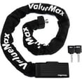 ValueMax Easy Metal Bike Chain Lock, Anti Theft Security with 2 Sturdy ...