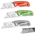 ValueMax Folding Utility Knife Set, All Metal Liner Lock Box Cutter ...