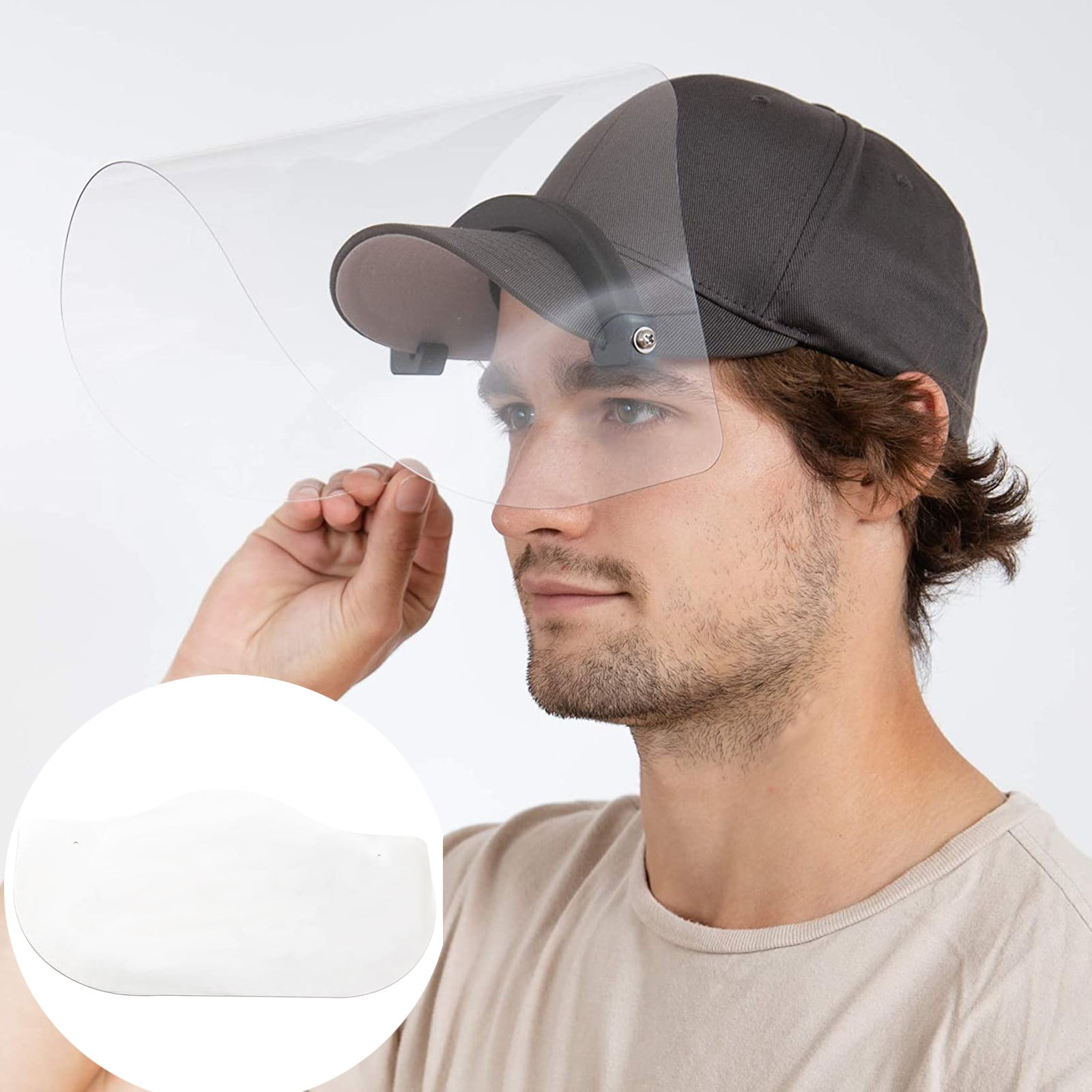 Valueadd Flip Baseball Cap Anti-fog Anti-Oil Clear Transparent ...