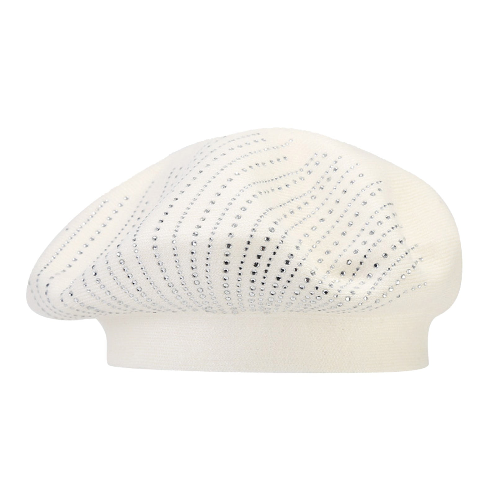 Valueadd Women's Solid Color Vintage Knit Beret Fall/Winter Hot Drill ...