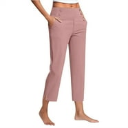 Niuer Women's High Waist Stretch Pant, Casual Lounge Work Pant ...