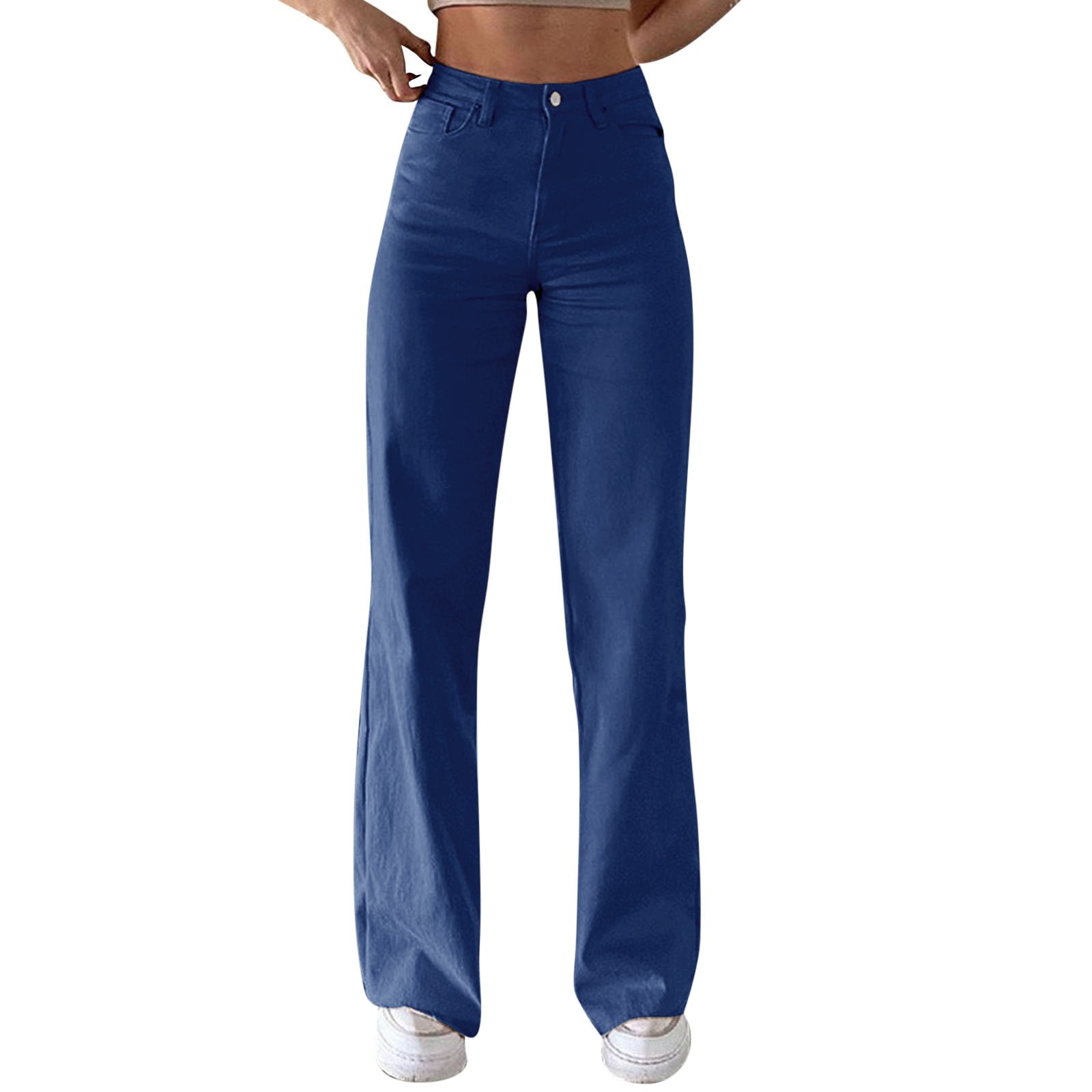 Valueadd Womens Jean Solid Color Sagging Loose Slim Waist Straight valueadd-womens-jean-solid-color-sagging-loose-slim-waist-straight