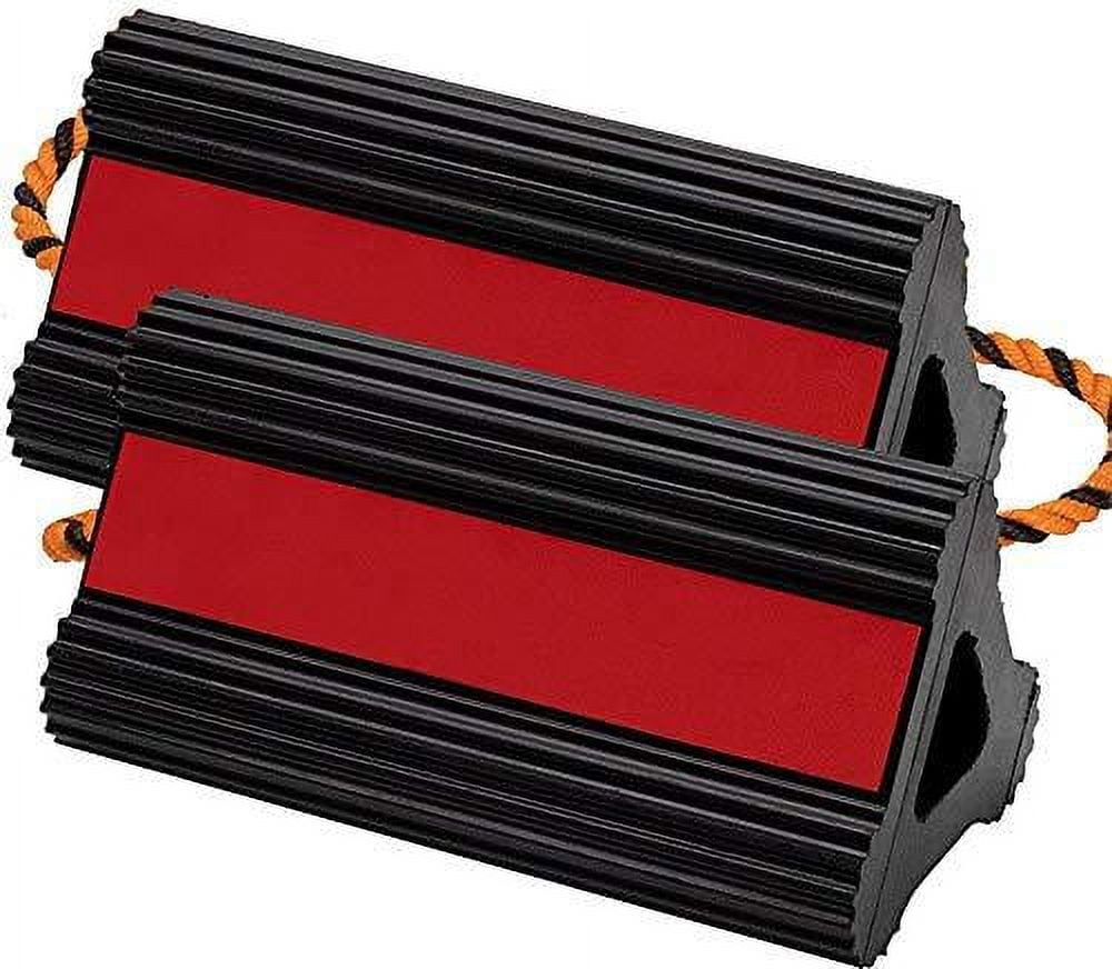 Valup Wheel Chocks - Car and RV Rubber Block Wheel Stoppers for Cars ...