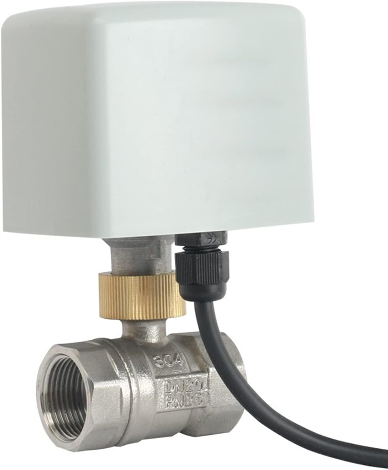 Valve 1/2" 3/4" 1" 2" Stainless Steel Motorized Valve 220V 12V 24V 3 ...