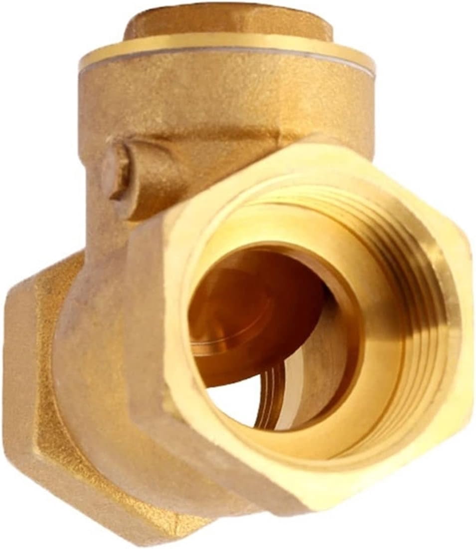 Valve 1/2" 3/4" 1" BSP Female Thread Brass One Way Non Return Swing ...