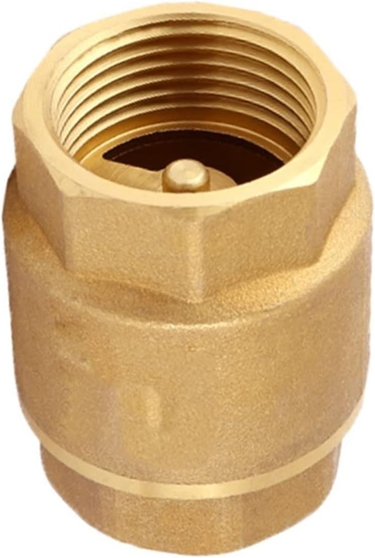 Valve 1/2" 3/4" 1" BSP Female Thread Brass Vertical Lift Spring Check ...