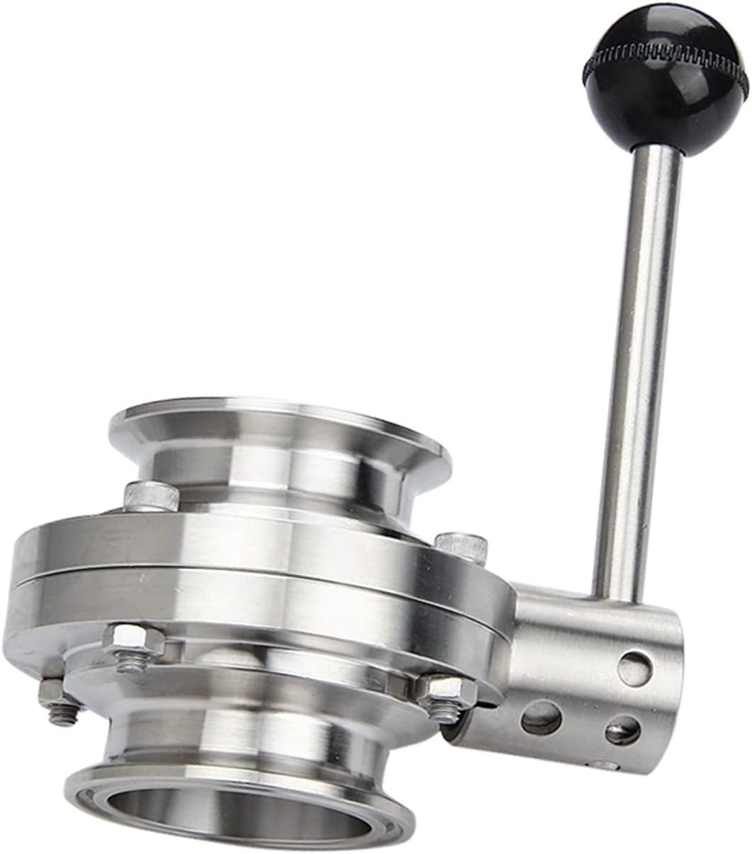 Valve 1.5 2S anitary Tri Clamp Butterfly Valve SS304 Stainless Steel ...