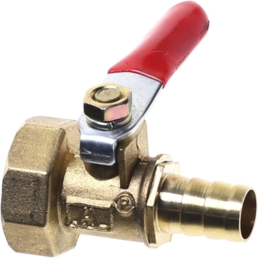 Valve 1pc Brass Ball Valve 4-12mm Hose Barb 1/8''1/2''1/4'' Male Thread ...