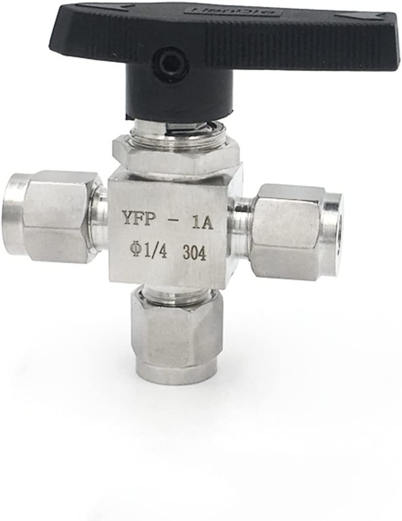 Valve 304 Stainless Steel 3mm 4mm 6mm 8mm 10mm 12mm 14mm Double Ferrule ...