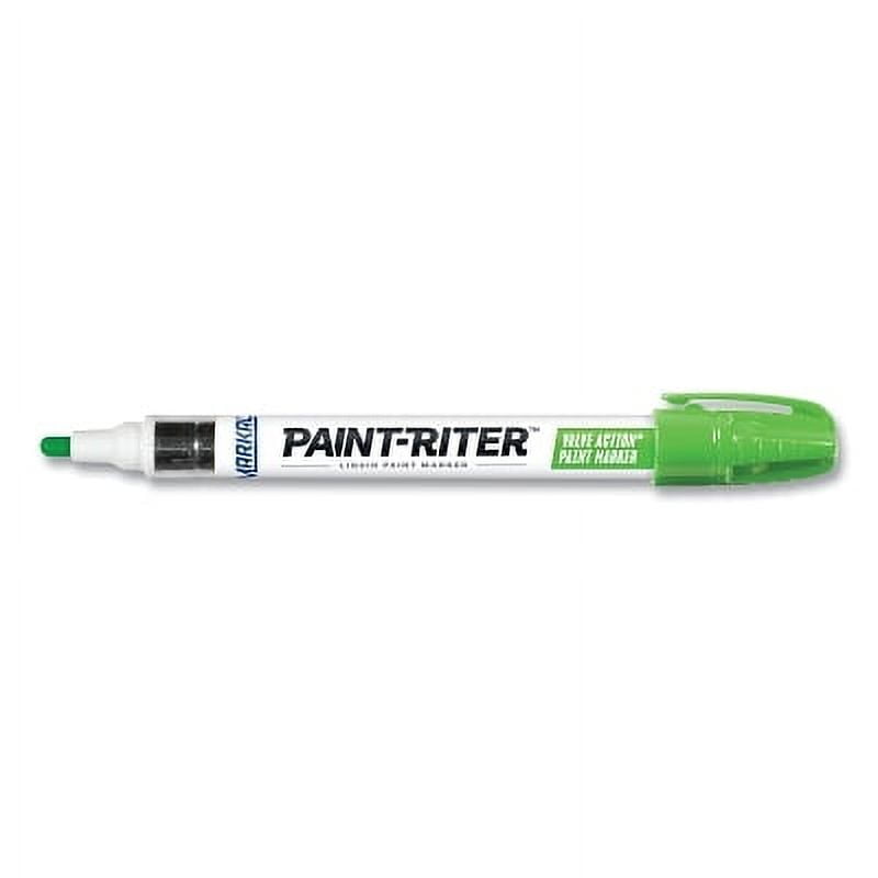 Valve Action Paint Marker, Fluorescent Green, 1/8 In, Medium | Bundle ...