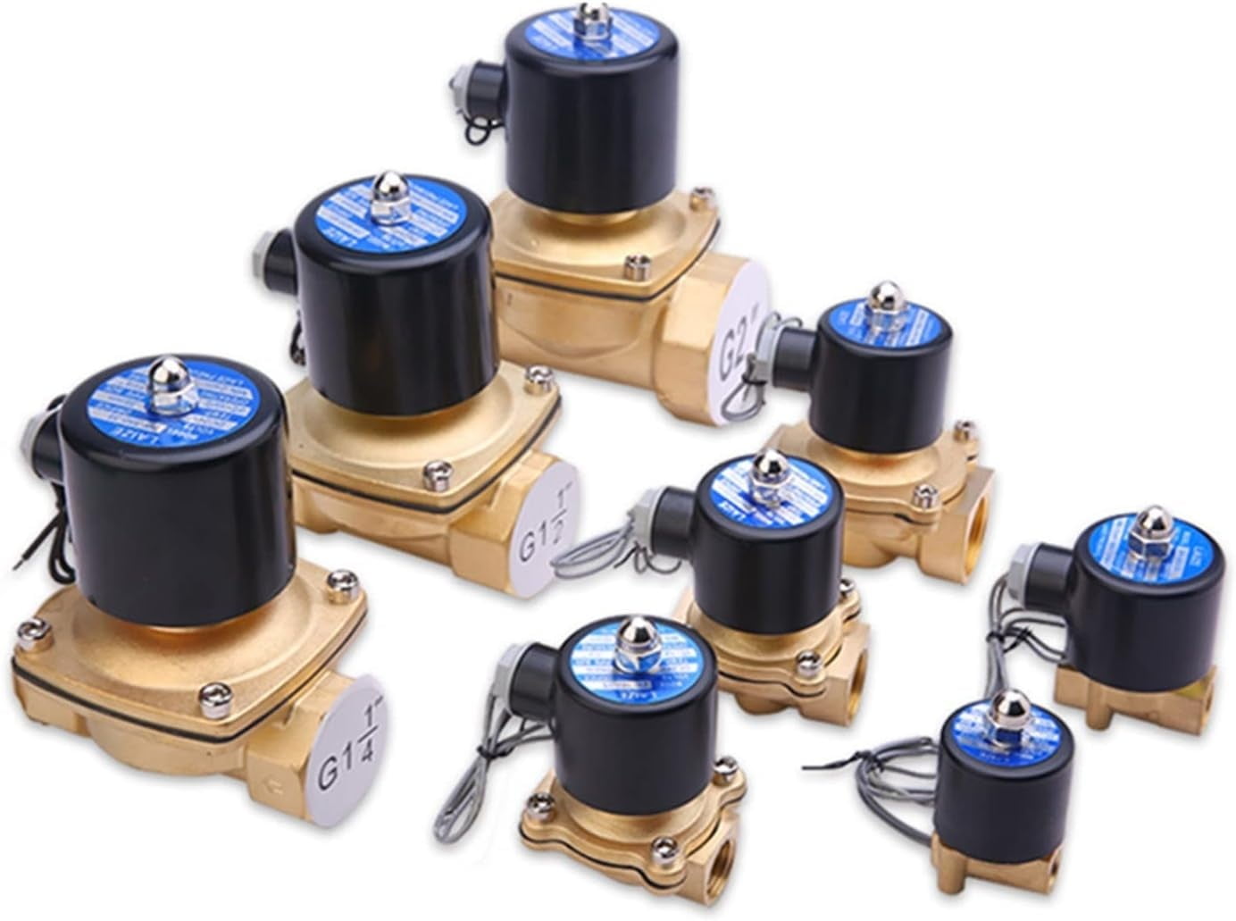 Valve Brass Electric Solenoid Valve Pneumatic Valve for Water/Oil/Gas ...