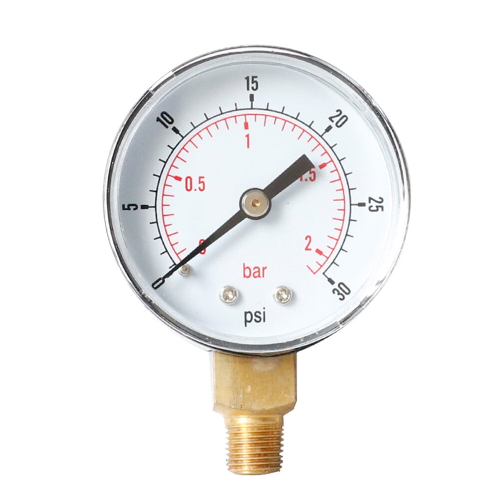 Valve Clear Number Markings Pressure Gauge High Precision - Walmart.com