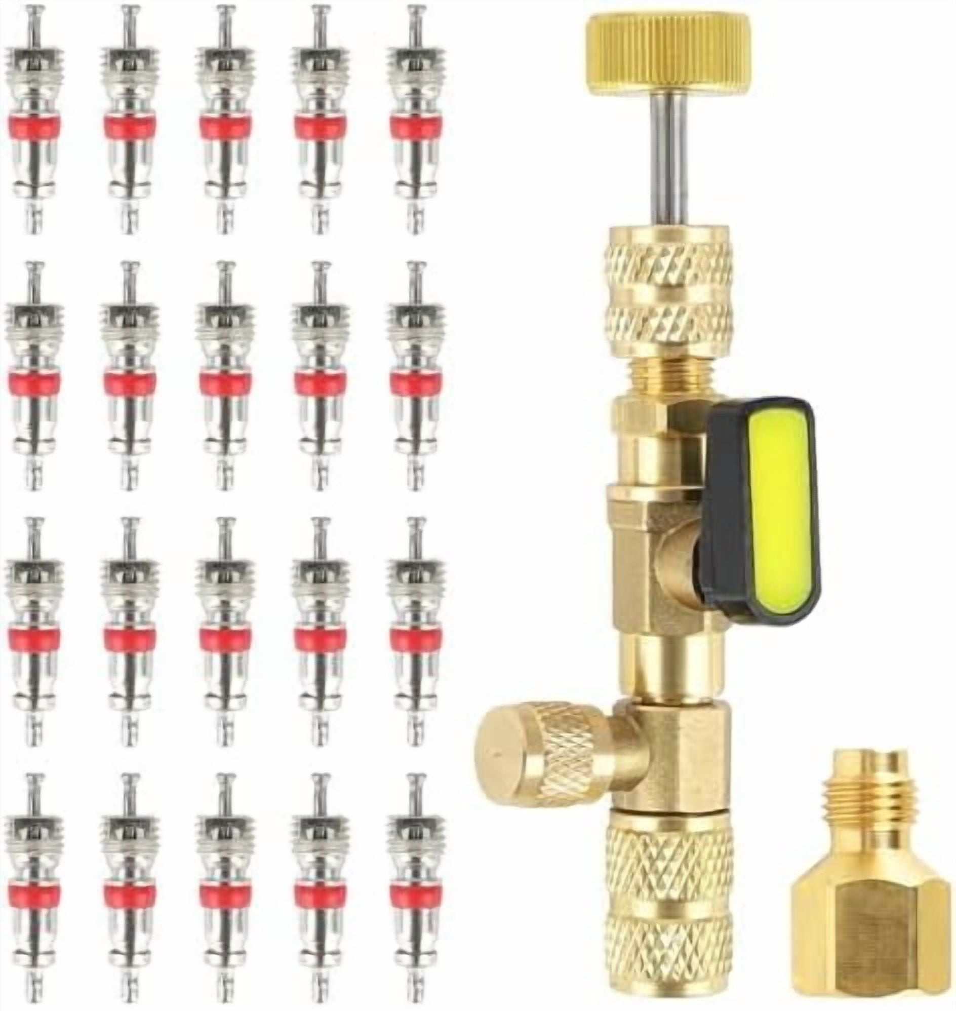 Valve Core Remover Installer Tool with Dual Size SAE 1/4 and 5/16 Port ...