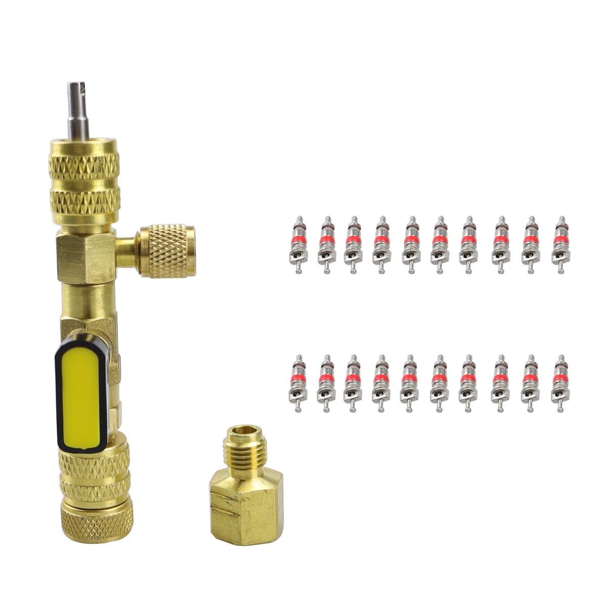 Valve Core Remover/Installer with SAE 1/4inch Port Air Conditioning ...