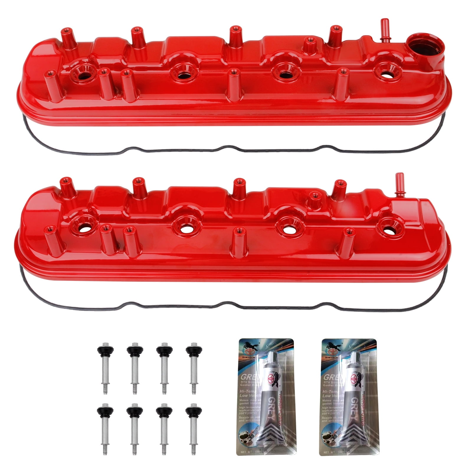 Valve Cover Set Compatible with 1997-2013 LSA LS9 GM Chevy Corvette ZR1 ...