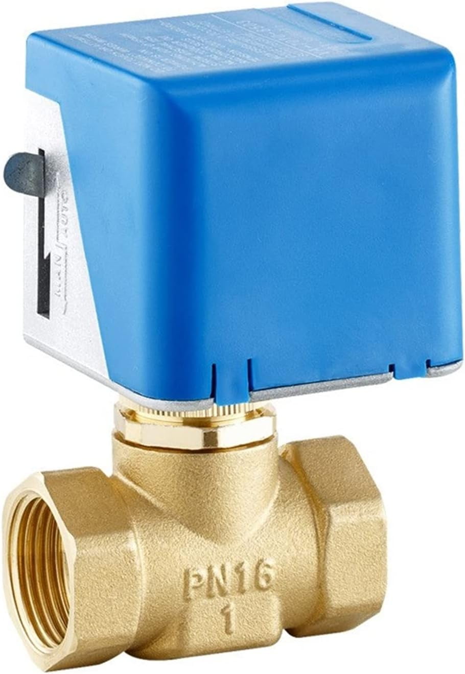Valve DN15 DN20 DN25 Motorized Electric Brass Globe Valves 2 Wire AC 220V Two Way Stop Shut-Off ...