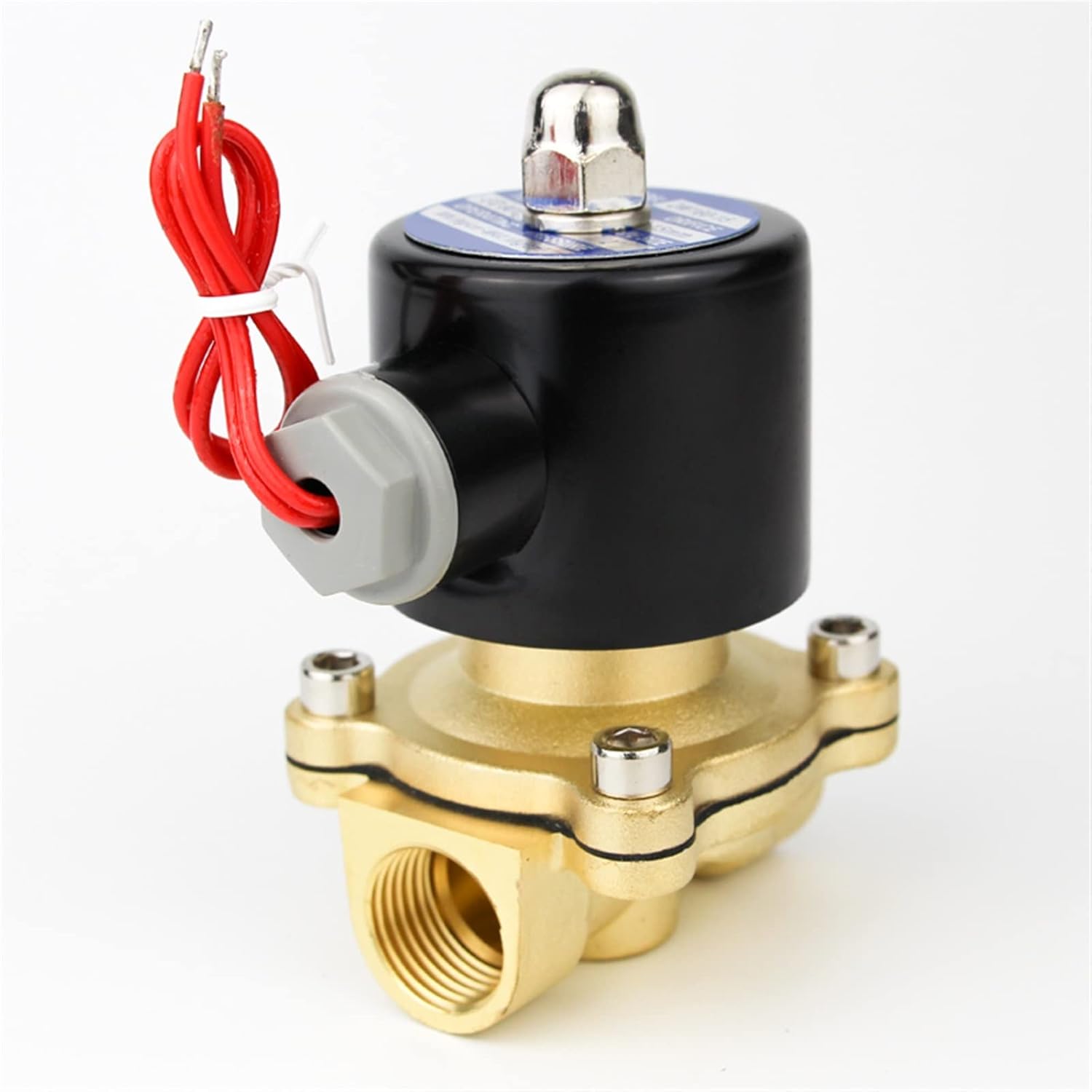 Valve Electric Solenoid Valve 1/4" 3/8" 1/2" 3/4" 1" DN8/10/15/20/25/50 Normally Closed ...