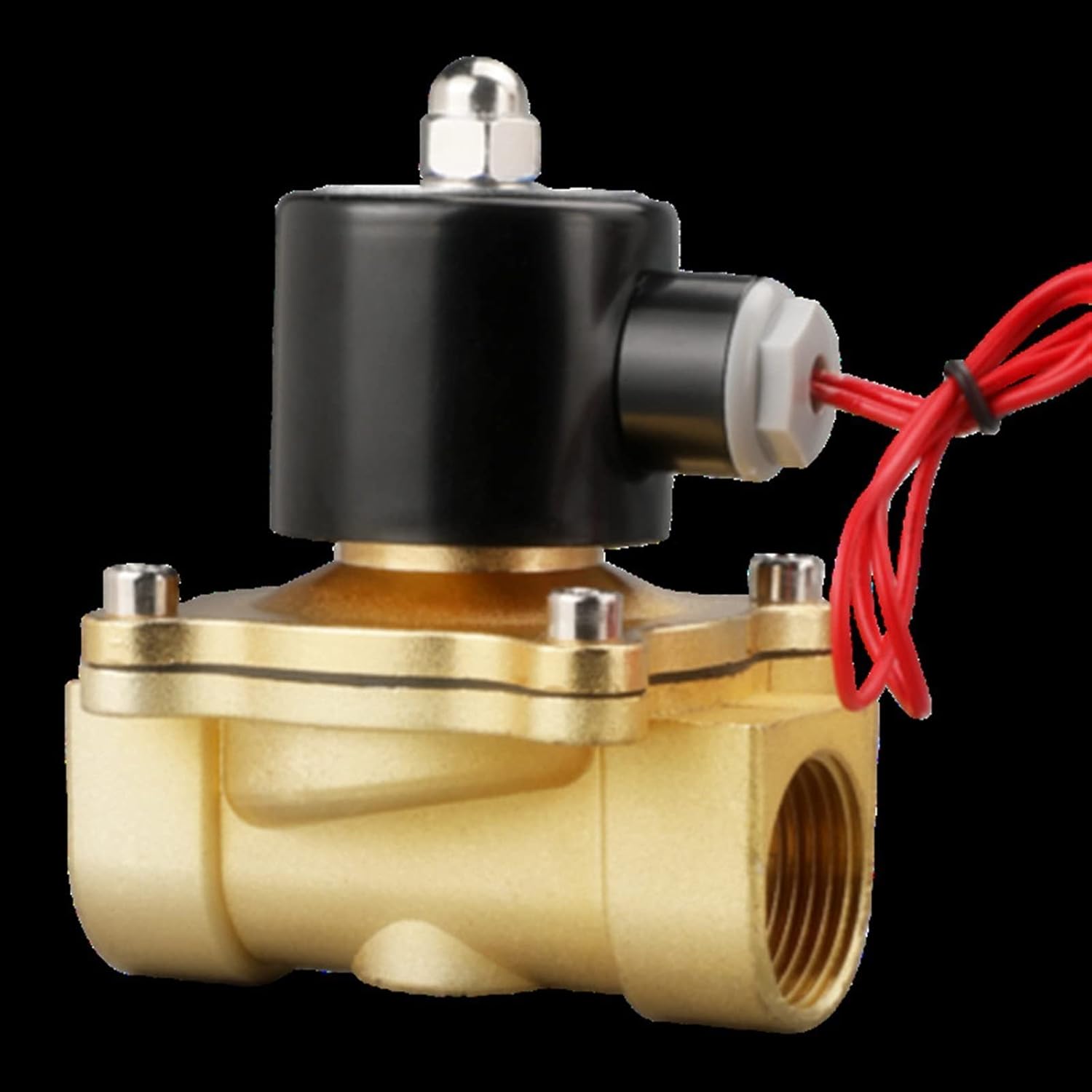 Valve Electric Solenoid Valve 1/4" 3/8" 1/2" 3/4" 1" DN8/10/15/20/25/50 Normally Closed ...