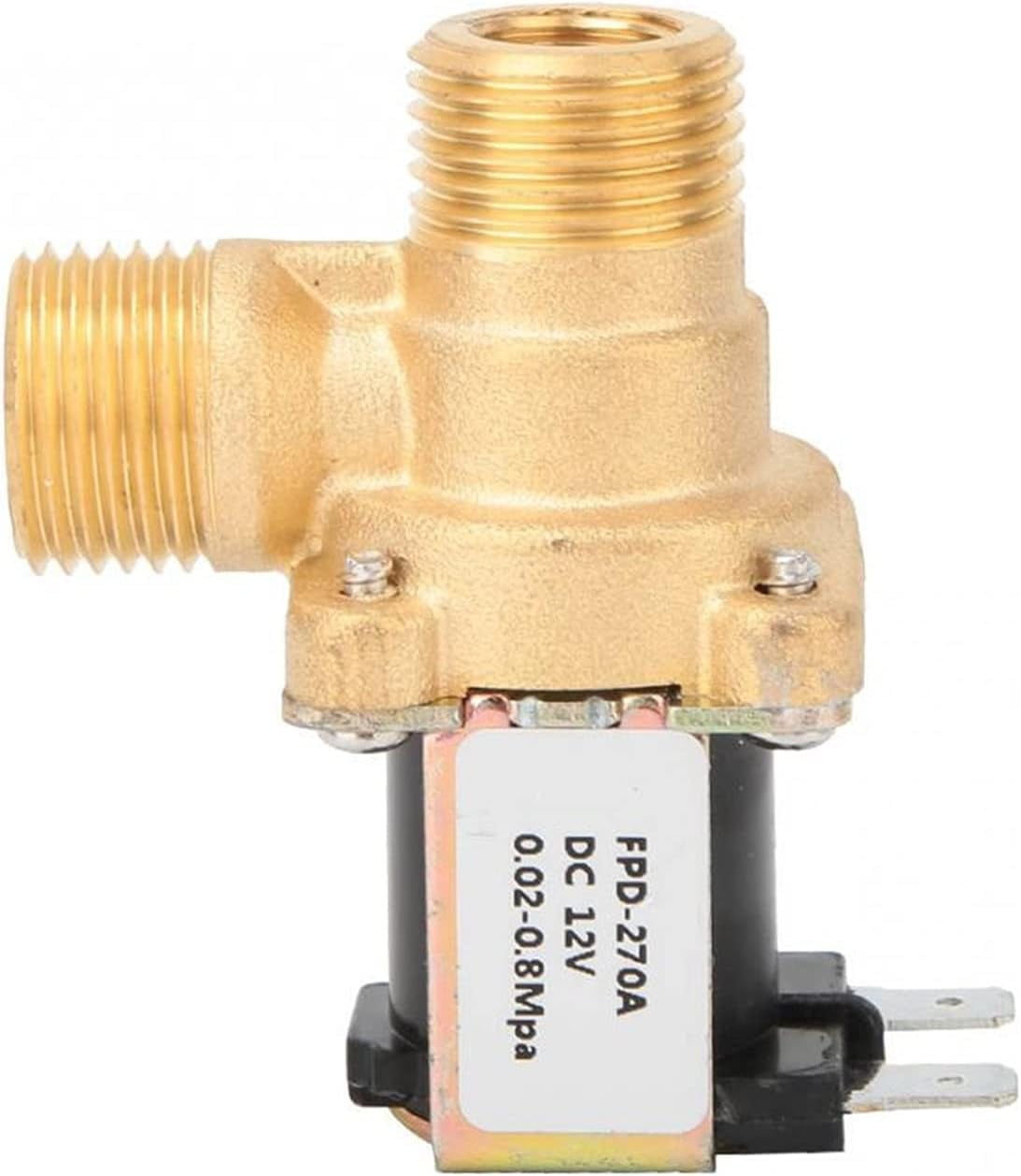 Valve G1/2 Normally Close Brass Solenoid Electromagnetic Valve Water ...