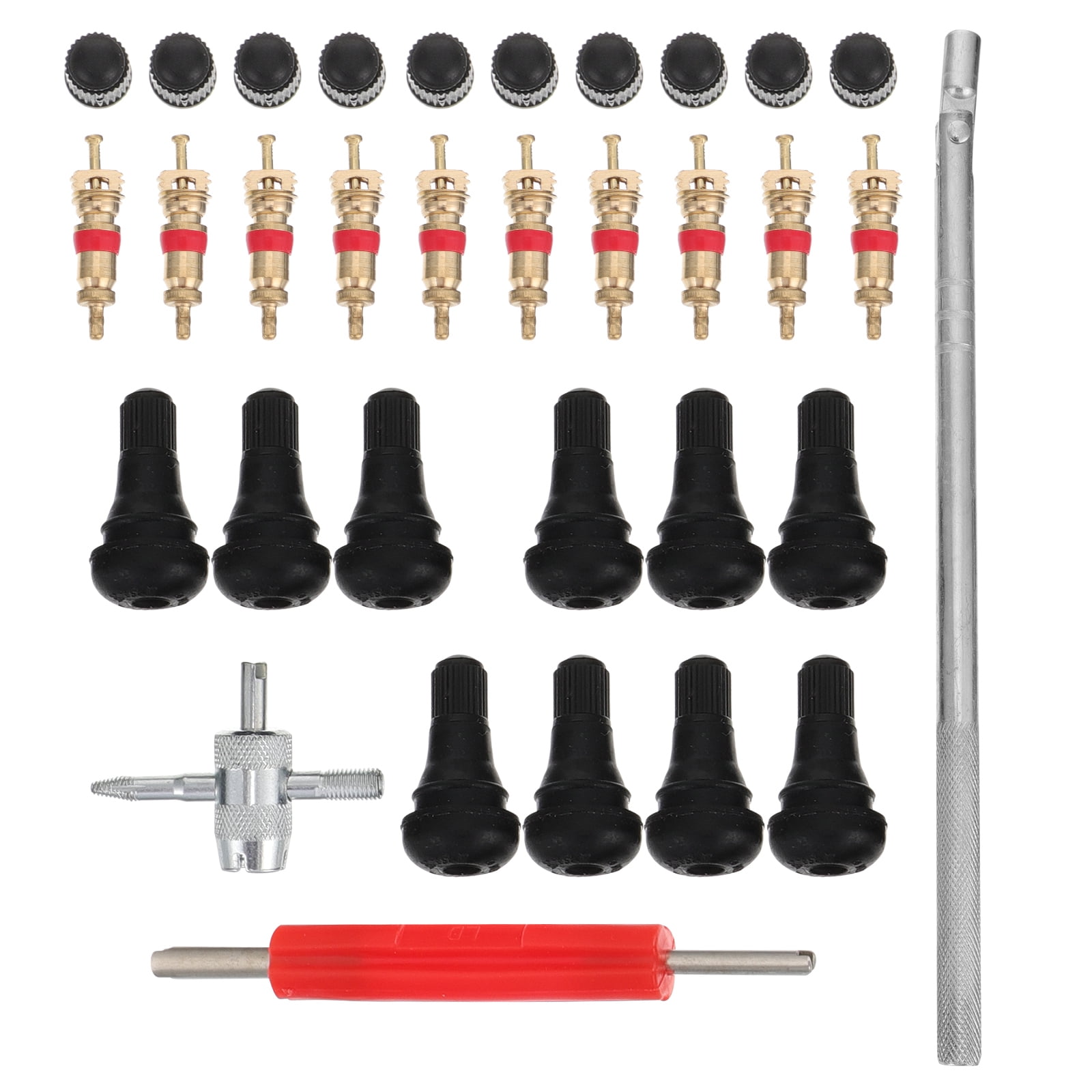Valve Installation Tool Tire Stem Kit Accessories for Car Core Installer Rubber Steel - Walmart.com