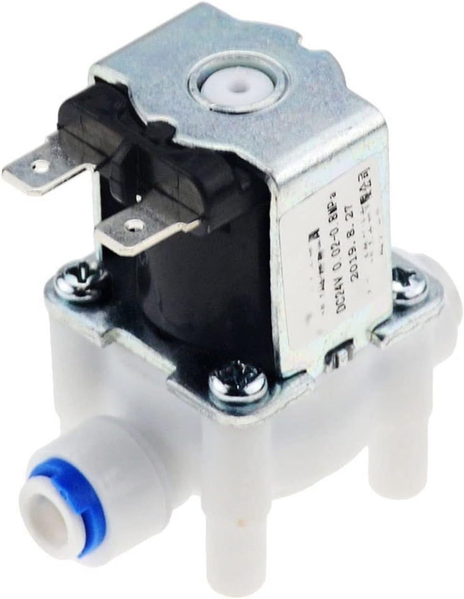 Valve Normally Closed Electric Solenoid Valve Magnetic DC 12V Water Inlet Flow Switch 1/4" 12V ...