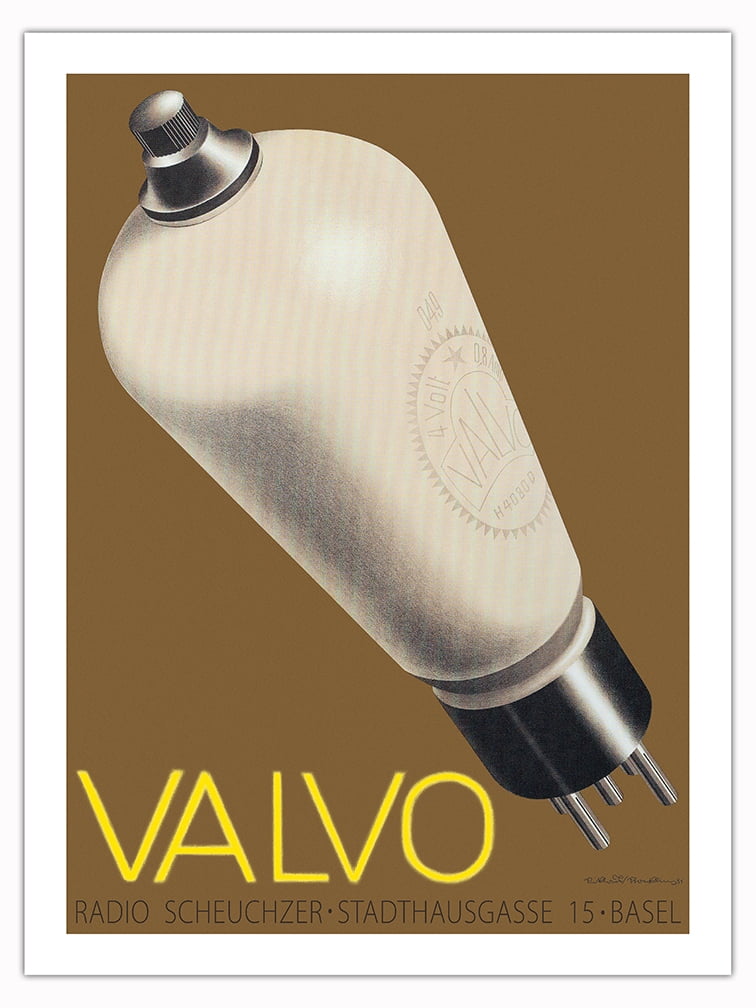 Valvo Electron Tubes - Scheuchzer Swiss Radio Store - Vintage ...