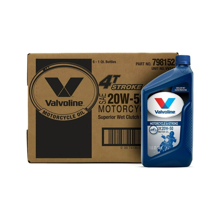 Valvoline Motorcycle Oil SAE 20W-50, 59% OFF