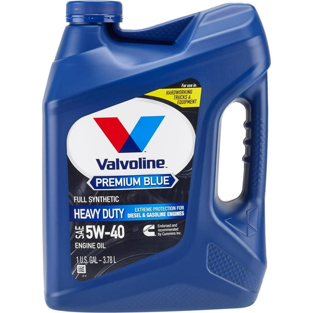 Valvoline 774038 Premium Blue Diesel Engine Oil, 5W40, 1 Gallon ...