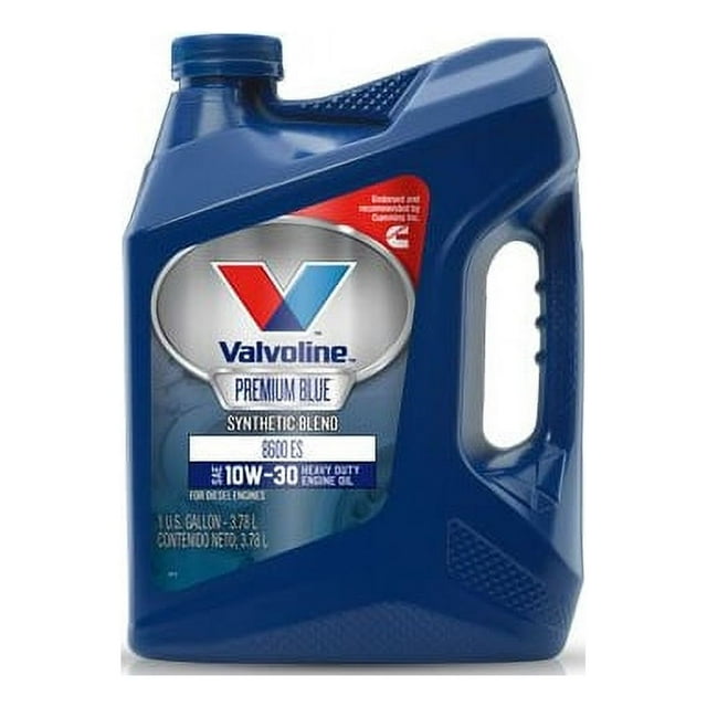 Valvoline 818289 Premium Blue 8600 Engine Oil, 10W-30, 1 Gallon ...